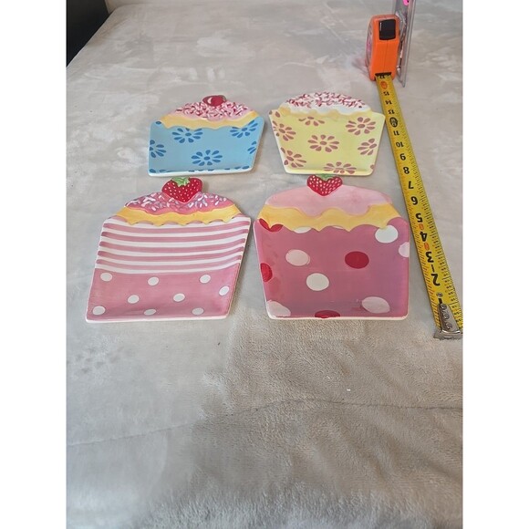 Pier 1 | Dining | Pier One Dessert Plates Sweet Tooth Set Of 4 | Poshmark